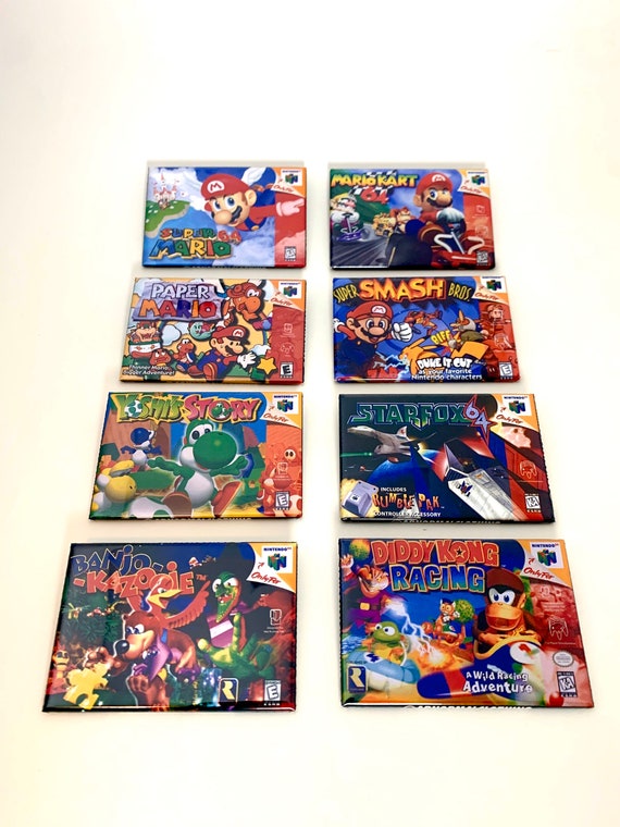 2x3 Inch Nintendo N64 Game Rectangular Buttons/magnets | Etsy