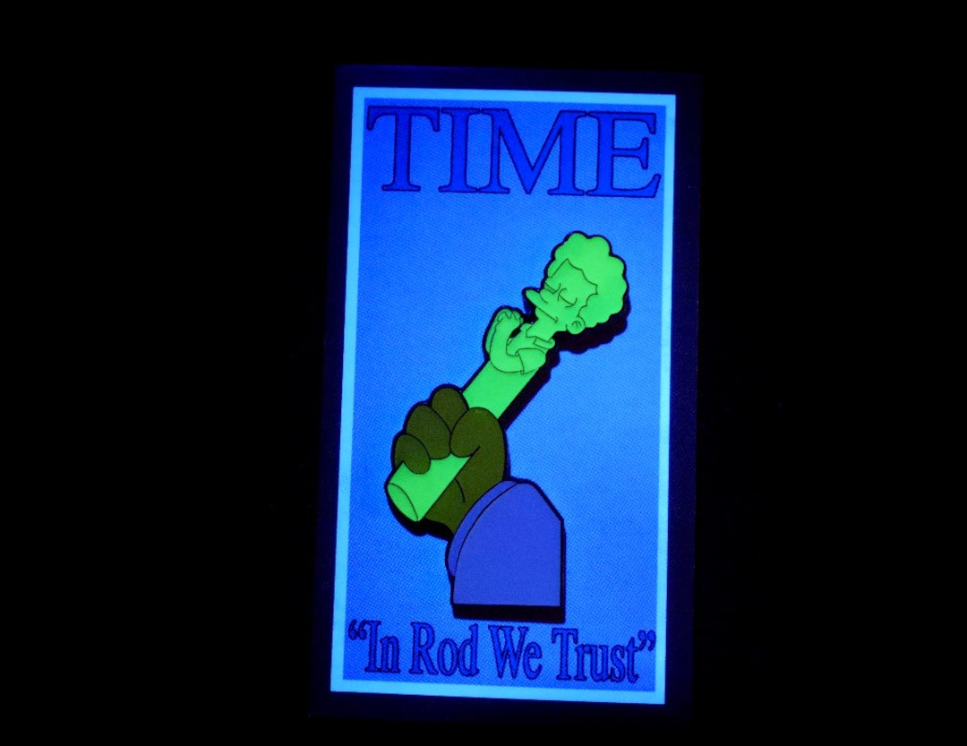 In Rod We Trust Pin (glow in the Dark) - Etsy