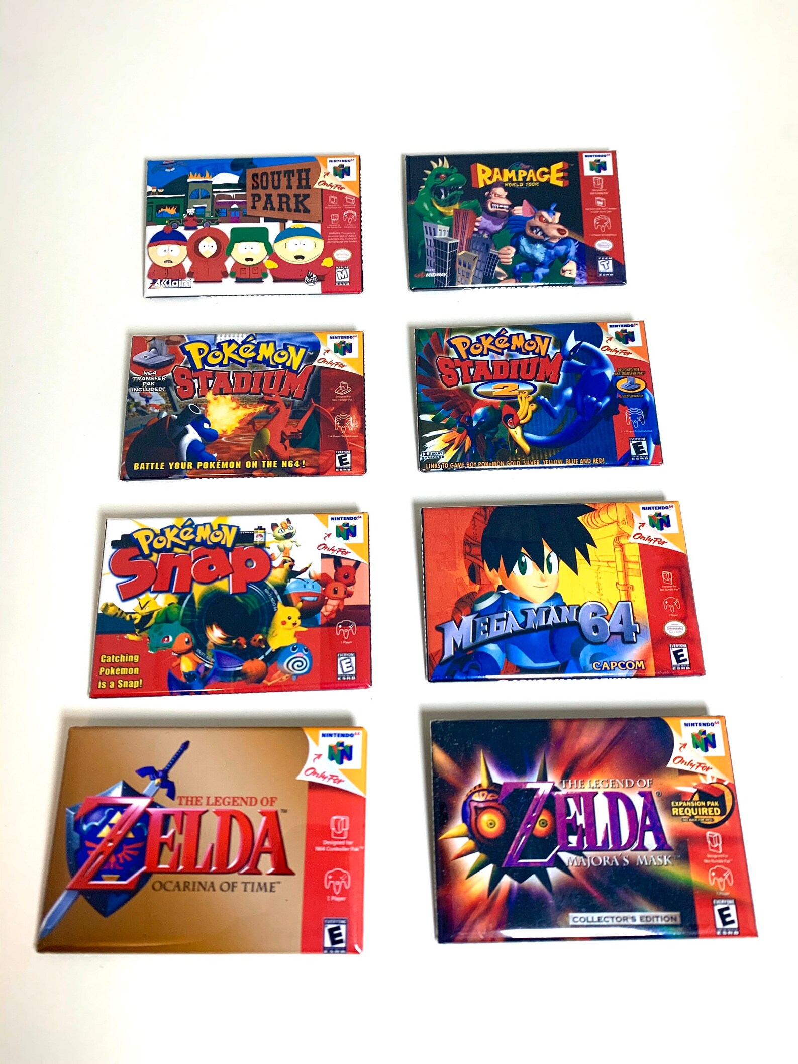 2x3 Inch Nintendo N64 Game Rectangular Buttons/magnets - Etsy