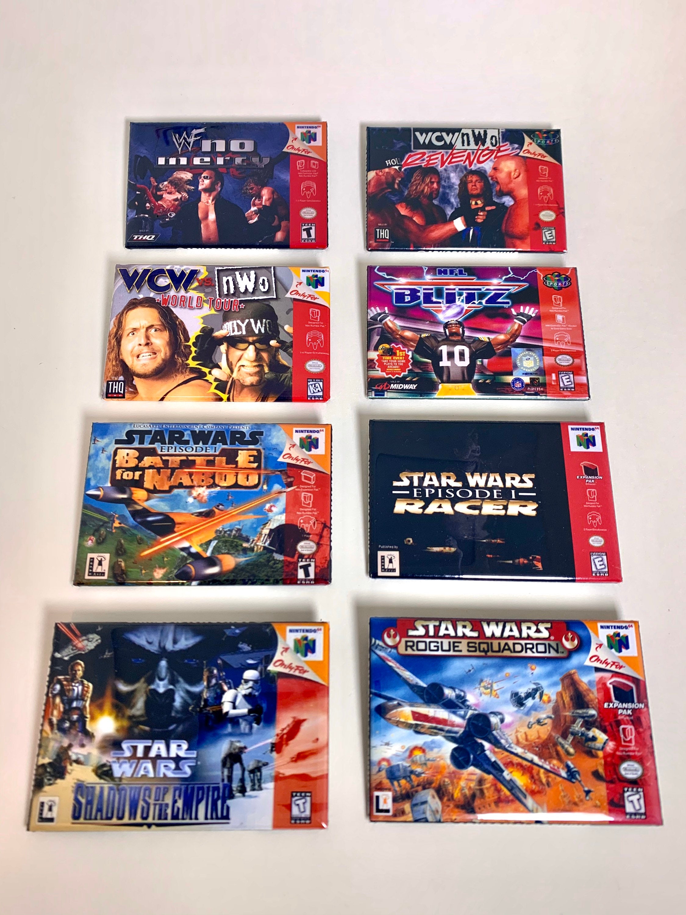 2x3 Inch Nintendo N64 Game Rectangular Buttons/magnets - Etsy