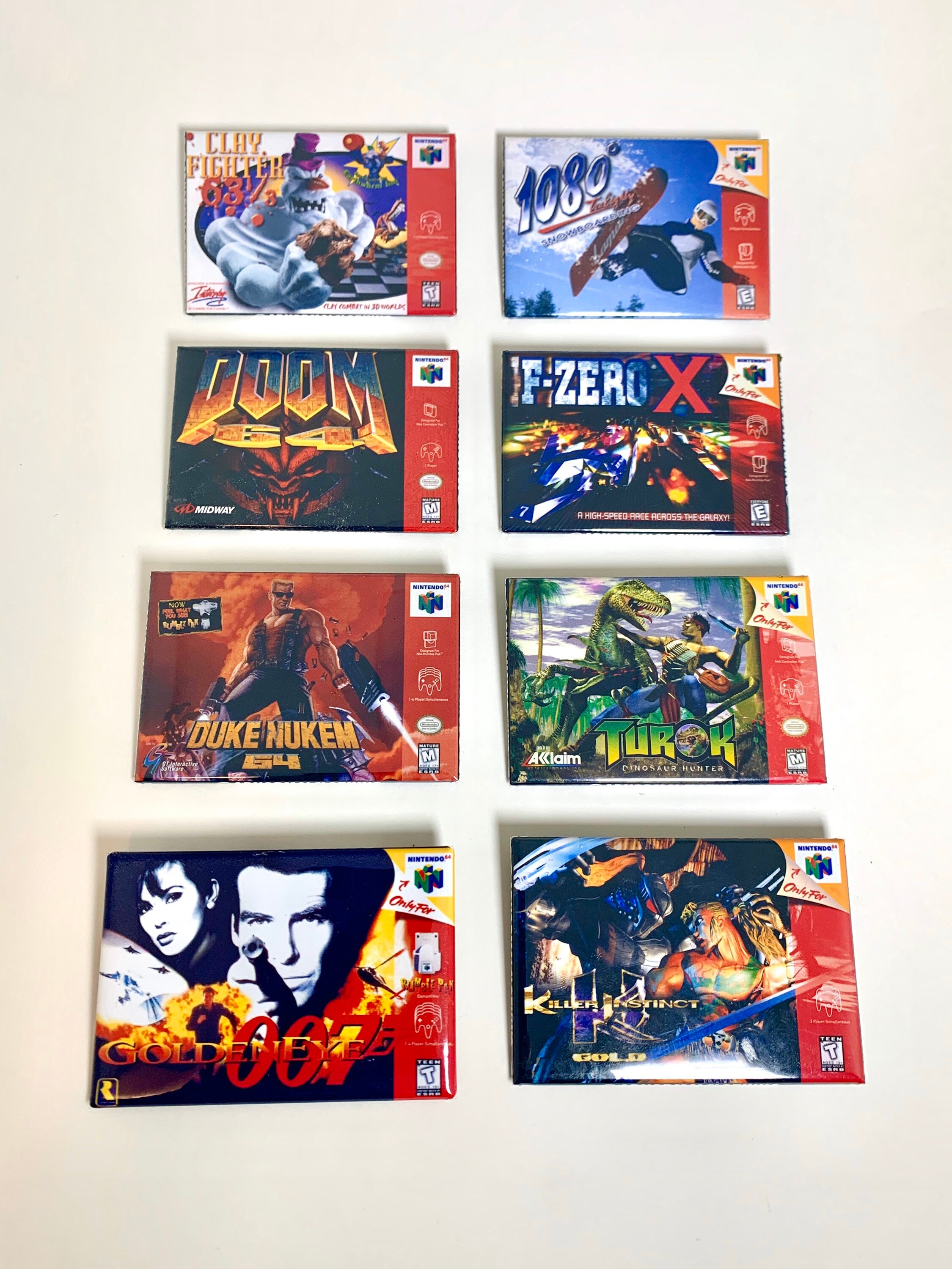 2x3 Inch Nintendo N64 Game Rectangular Buttons/magnets - Etsy