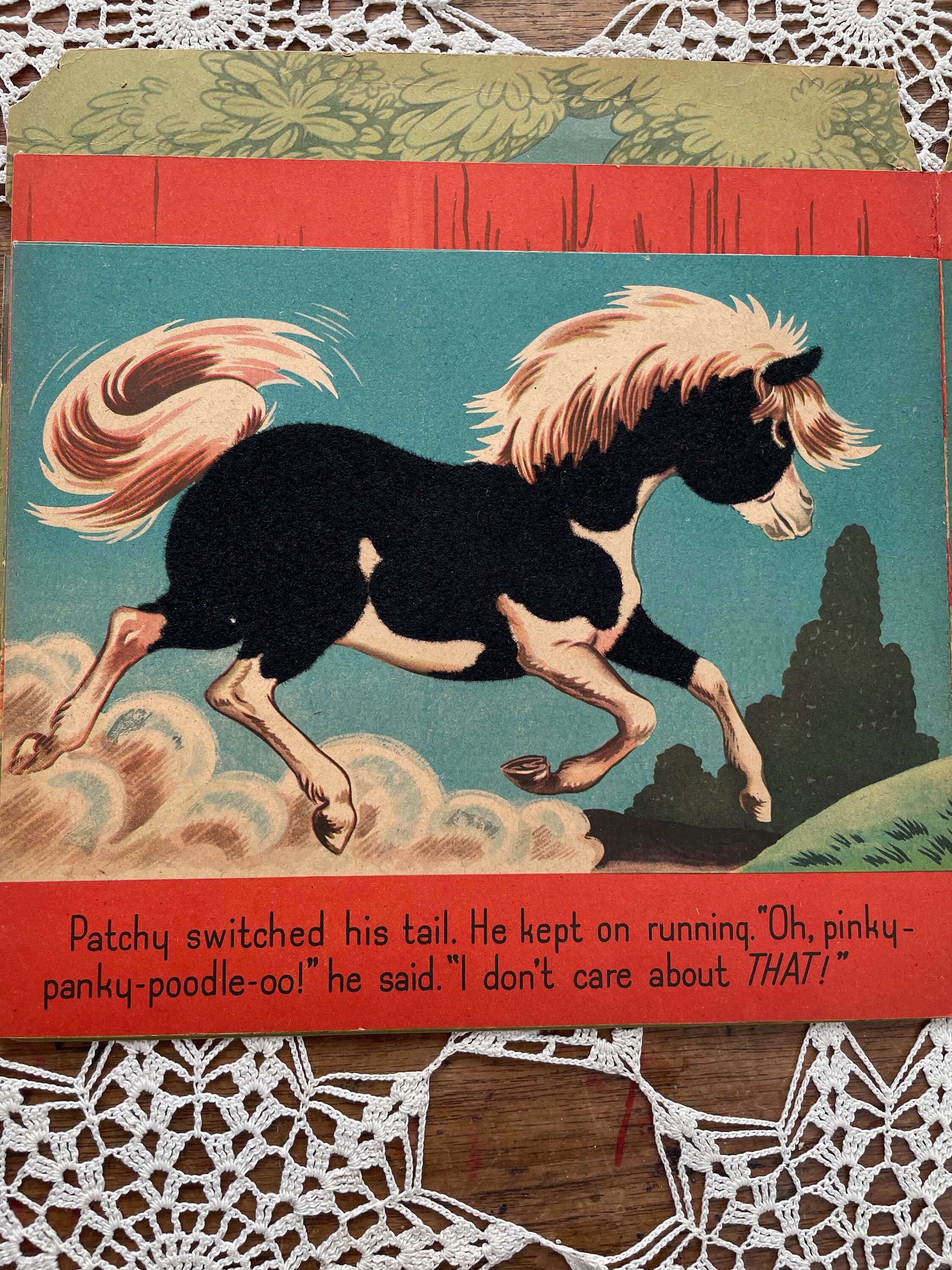 Patchy the Fuzzy Fuzzy Pony by Clarence Biers 1946 - Etsy