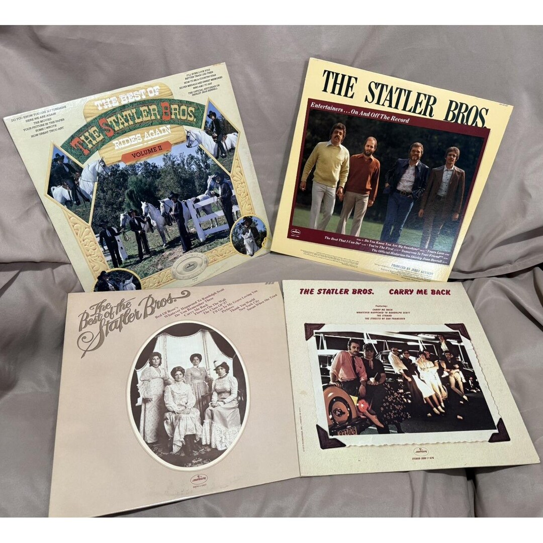 Lot of 4 Albums the Statler Brothers Mercury Records - Etsy