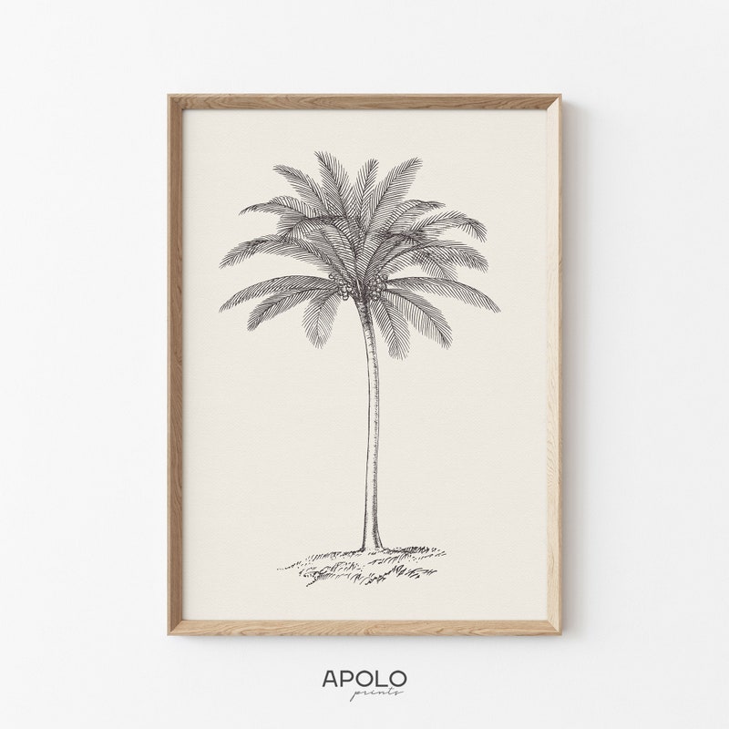 Boho Palm Tree - Etsy