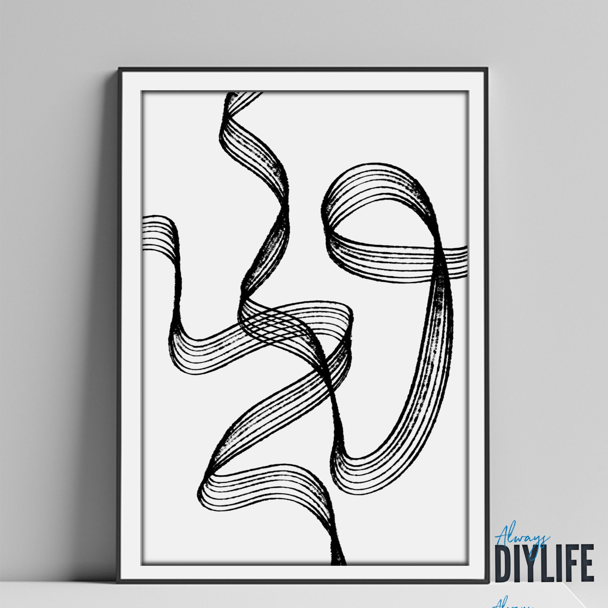 SET of 3 line Drawing ArtLine Drawing PrintG3-Multi - Etsy España