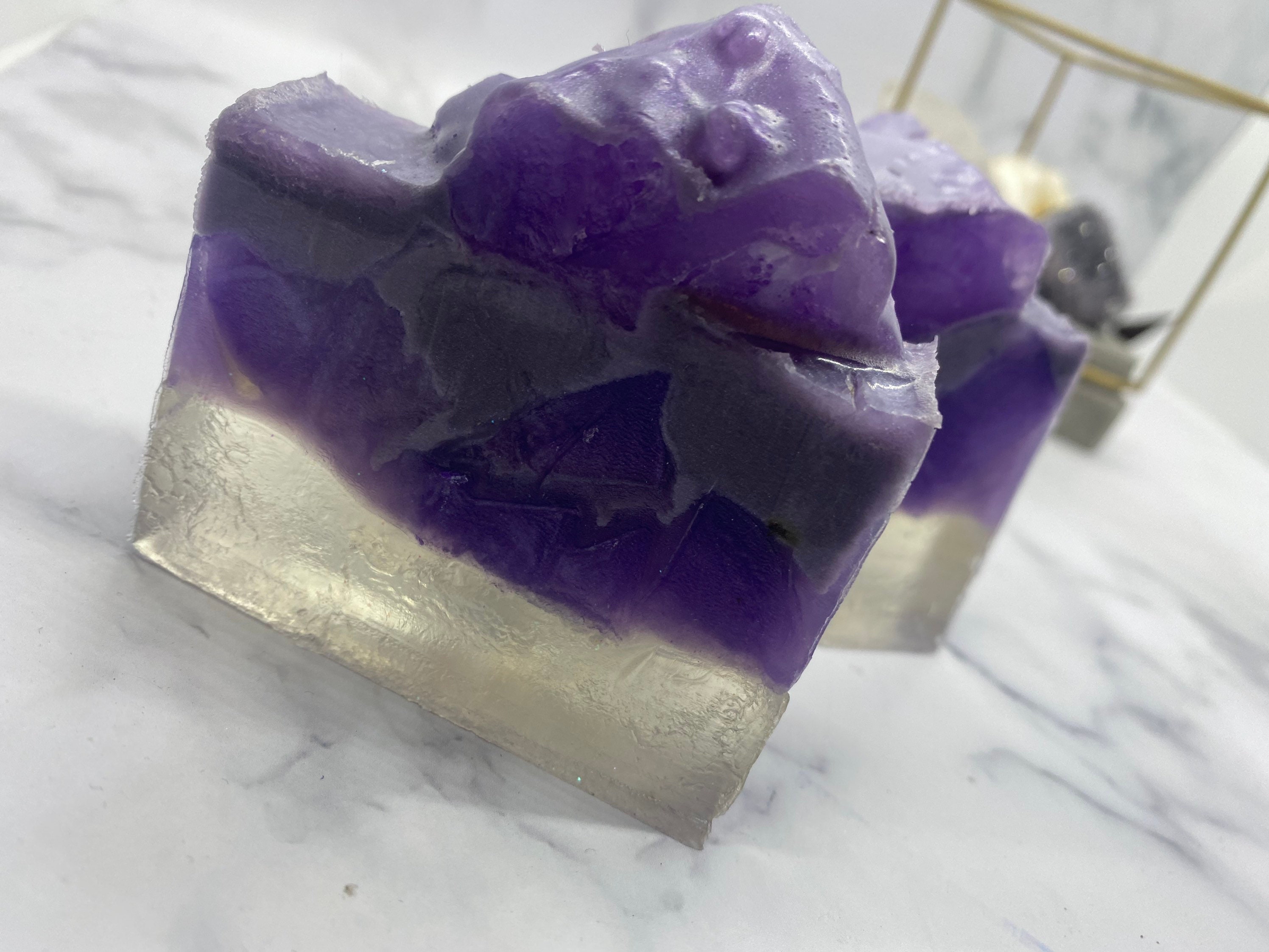 Amethyst Geode Soap Bar, Crystal Soap, Geode Soap Gifts, Gifts, Crystal ...
