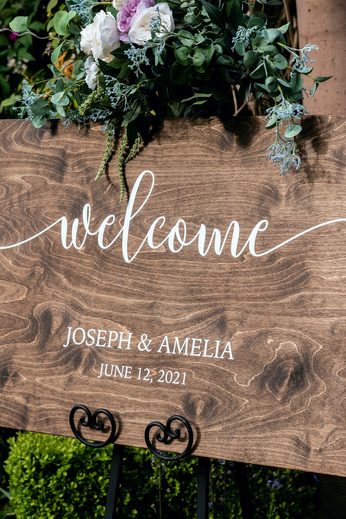 Personalized Wedding Welcome Sign Wood Wedding Sign Rustic - Etsy
