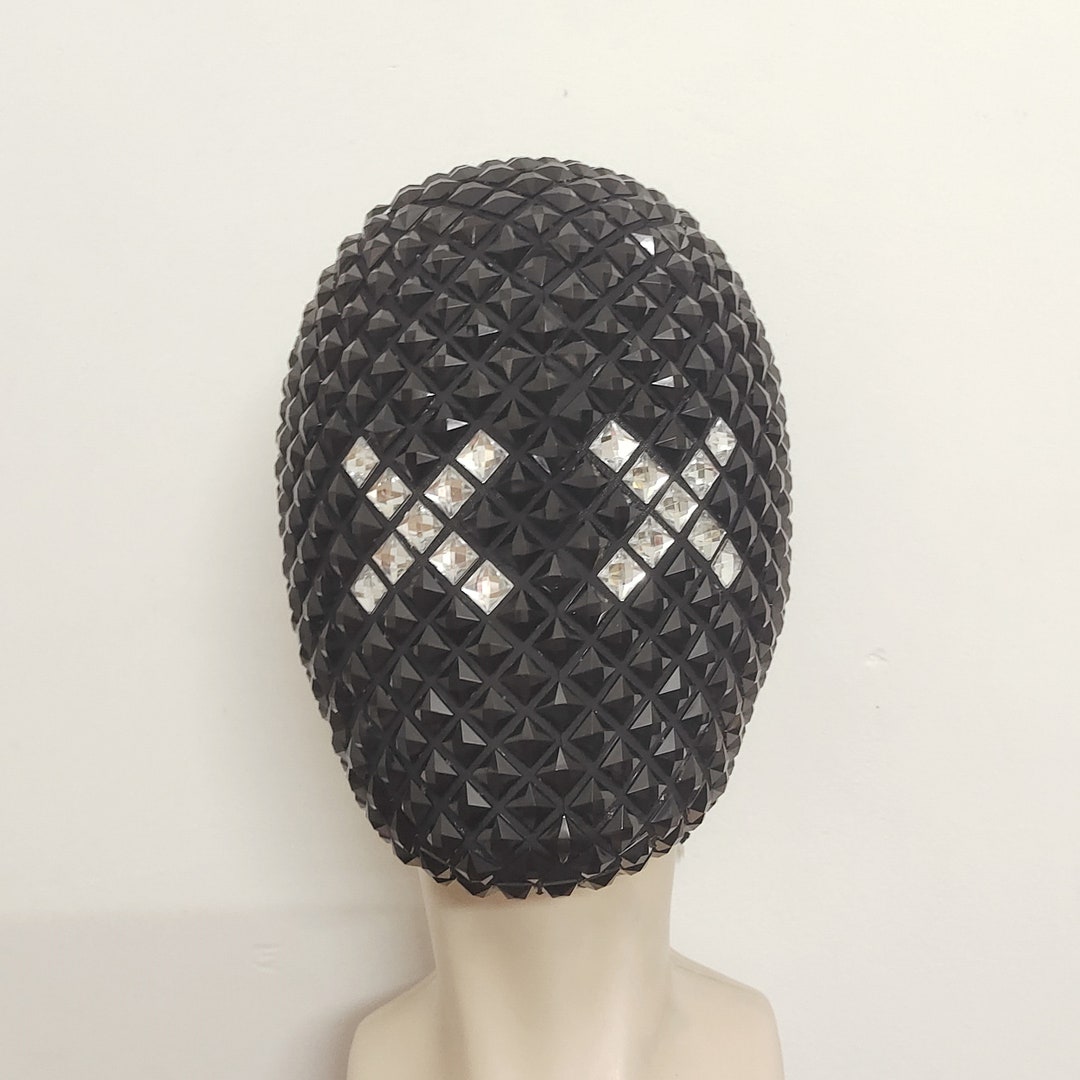 Unique x Design Square Jewels Full Face Mask, Handmade Full Coverage ...