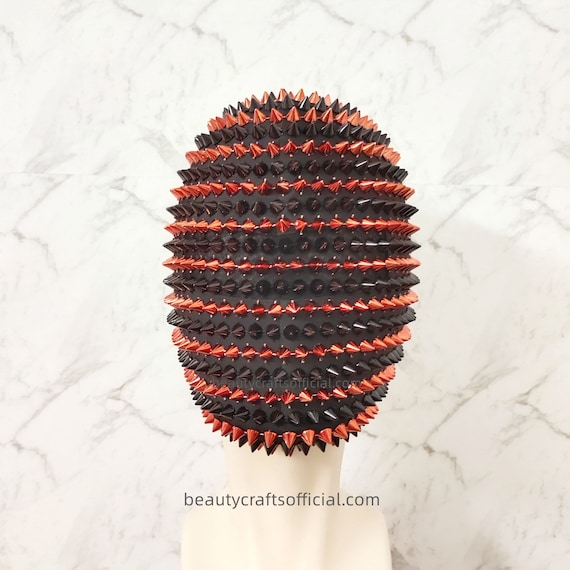 Double Color Full Face Studded Spike Mask Halloween Full - Etsy
