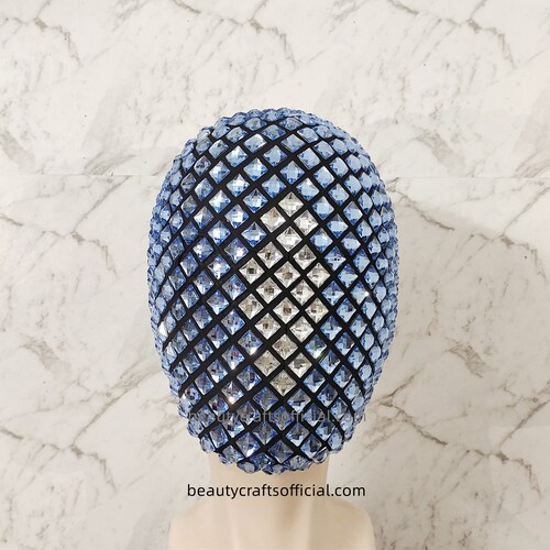 Unique Design Full Face Square Jewel Mask Handmade Full - Etsy