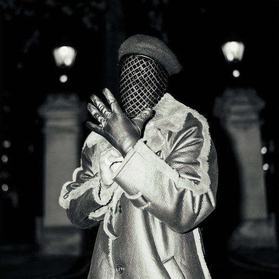 Kanye West Black Diamond Mask