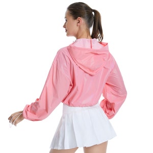 Women's Black Rainbow Reflective fish Scale Pattern Jacket, Unique Rave ...