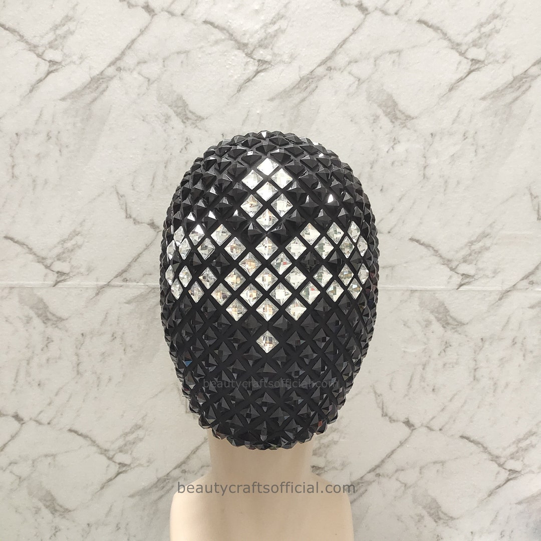 Unique Design Full Face Square Jewel Mask Handmade Full - Etsy