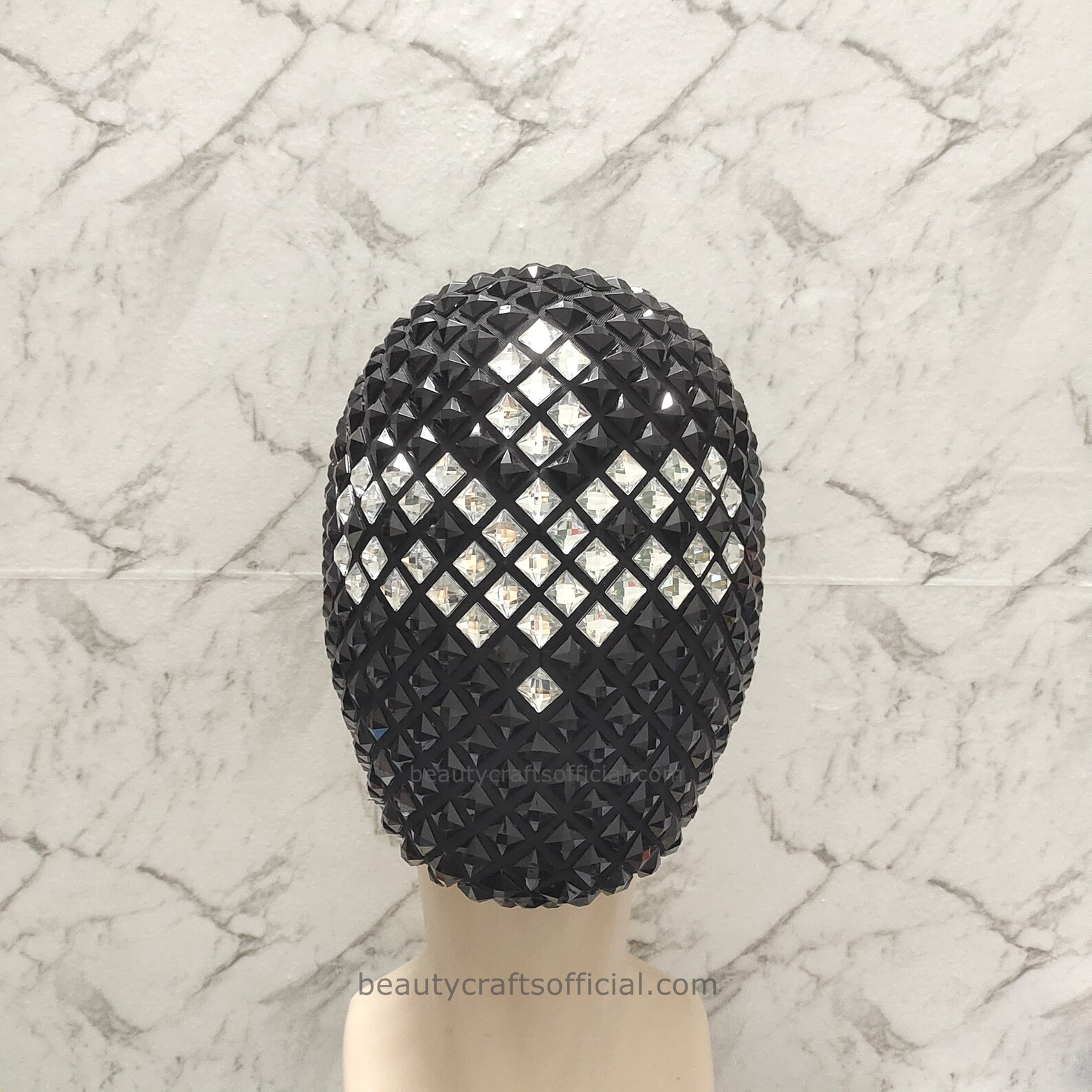 Unique Design Full Face Square Jewel Mask Handmade Full - Etsy