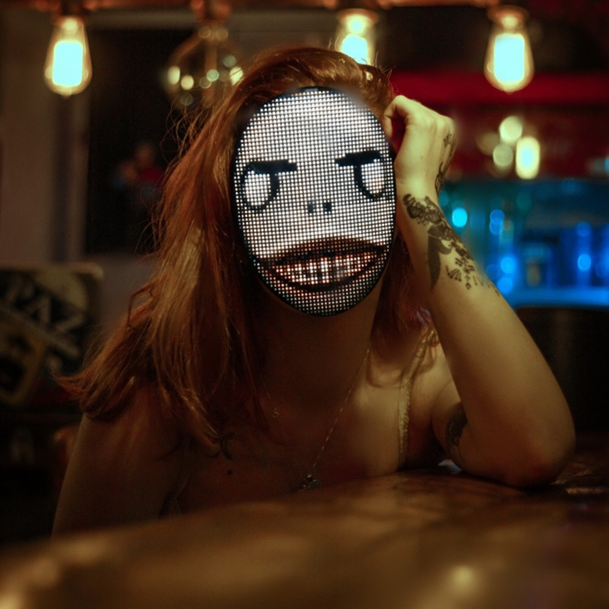 LED Full Face Mask LED Screen Programmable Mask-App Control | Etsy