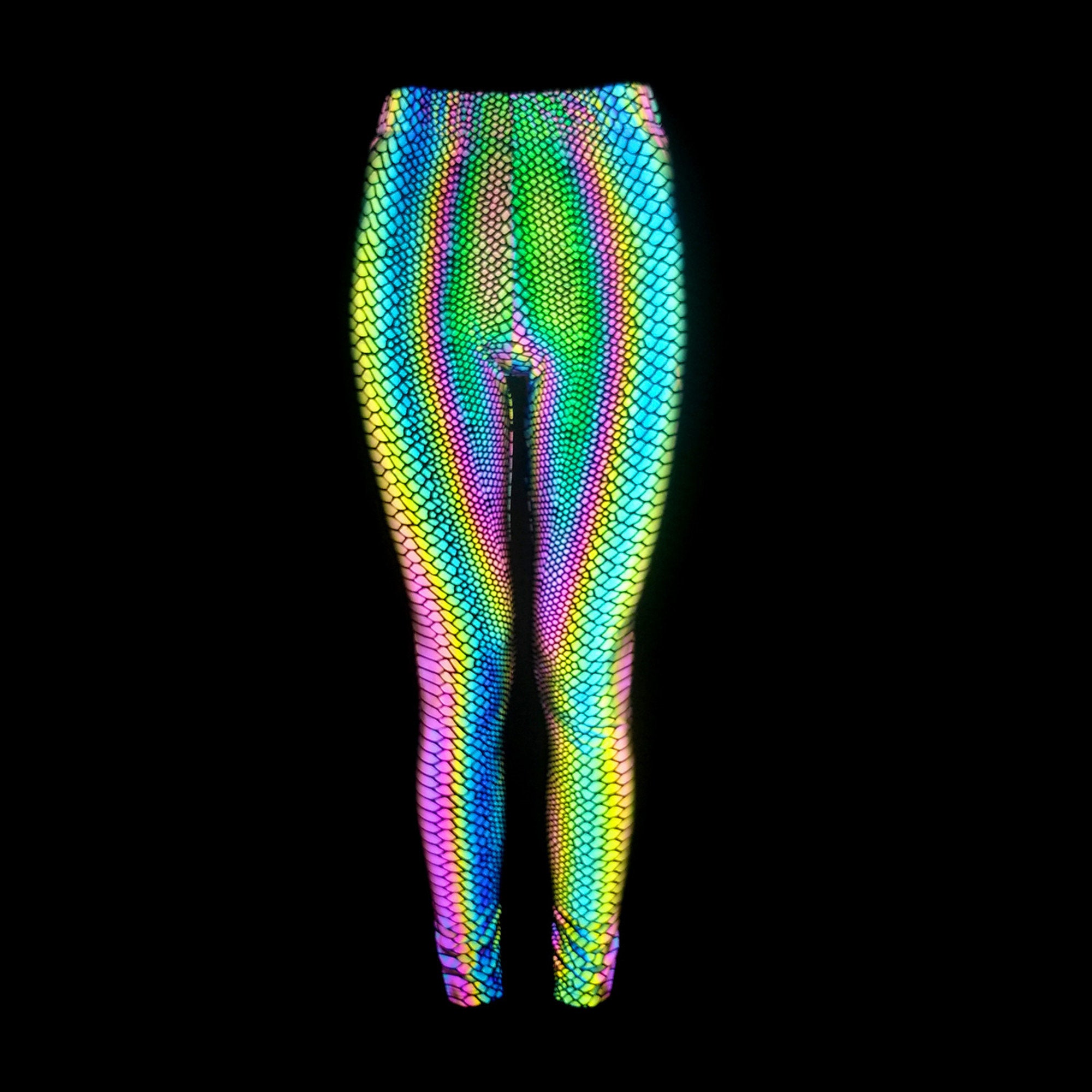 Holographic Women's Reflective snake Pattern - Etsy