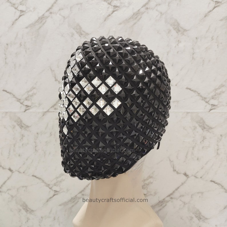 Unique Design Full Face Square Jewel Mask Handmade Full - Etsy