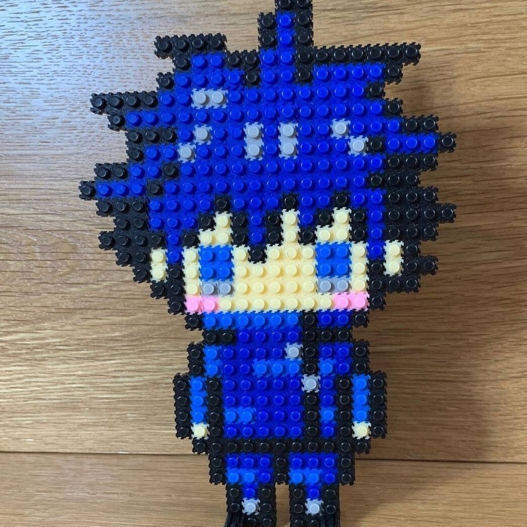 Megumi Fushiguro Pixel Art Building Blocks Set Jujutsu - Etsy Hong Kong