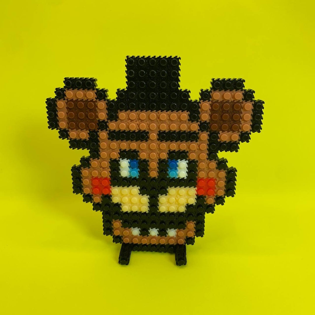 Freddy Fazbear Pixel Art Plastic Blocks Build Your Own Furry - Etsy Canada
