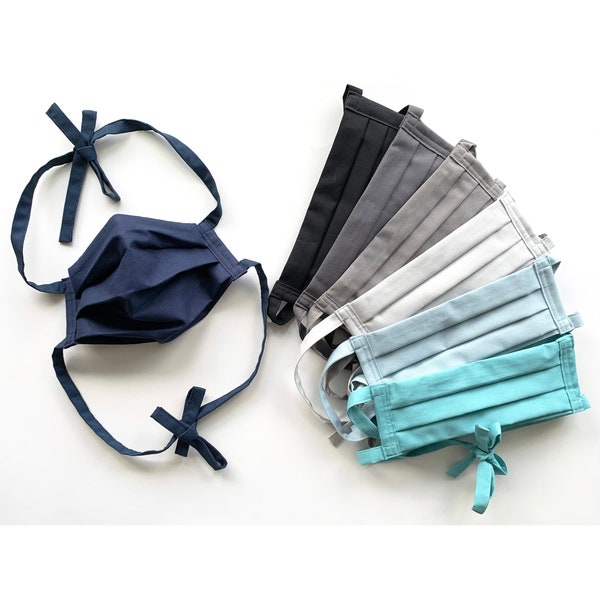 Tie Back Face Mask - Etsy