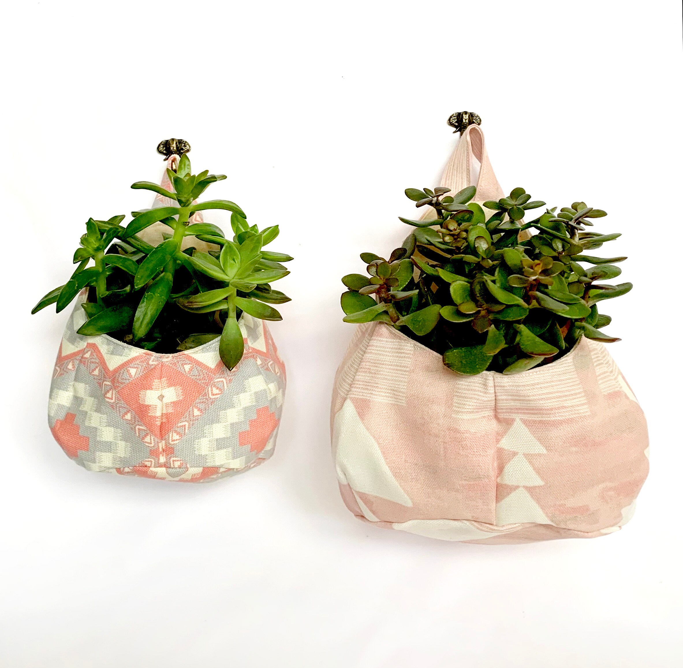 Bubble Pod Hanging Fabric Basket Small or Medium Washable Home Decor ...