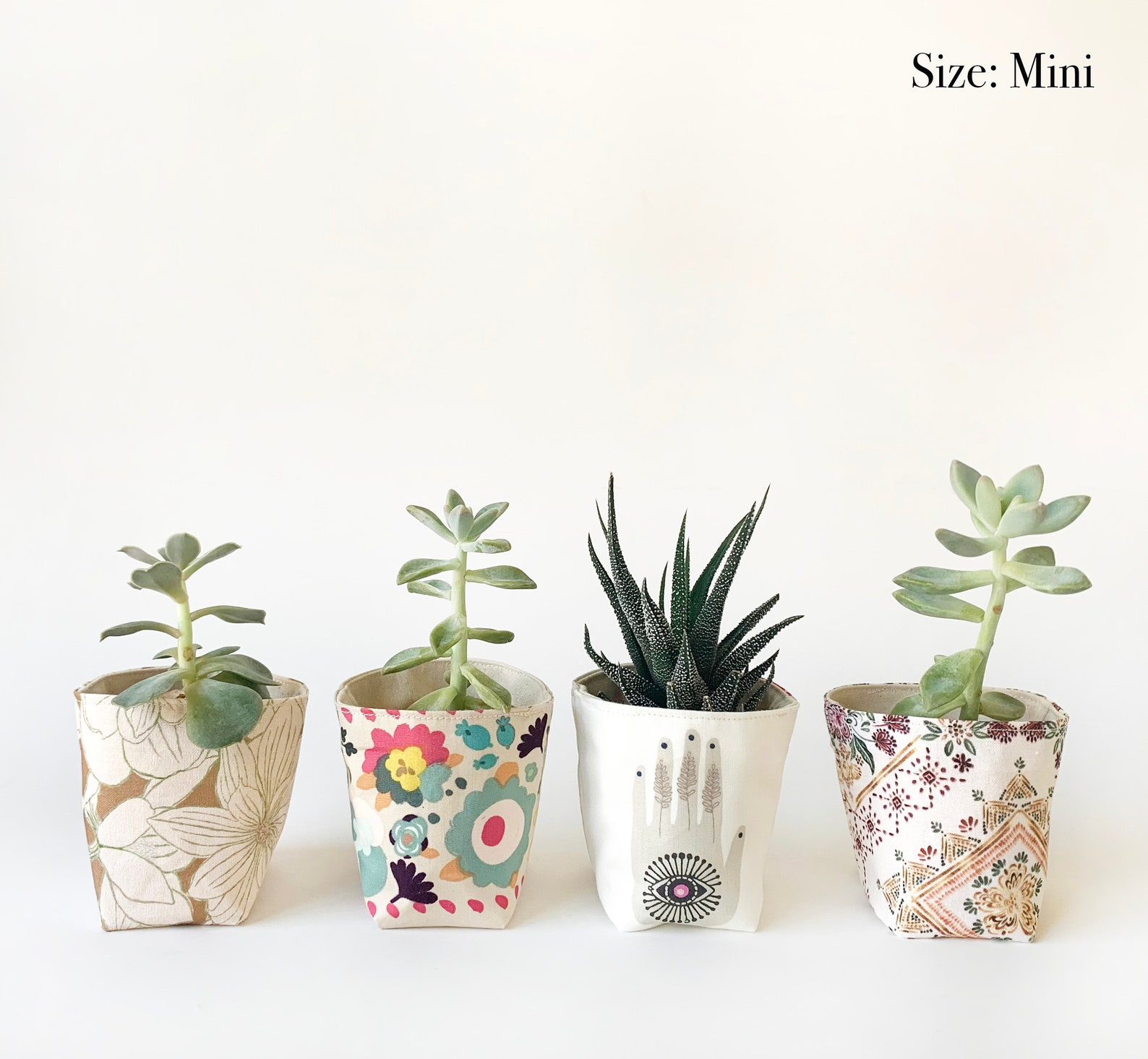 Boho Fabric Basket Reversible Canvas Storage & Organizer Bin - Etsy