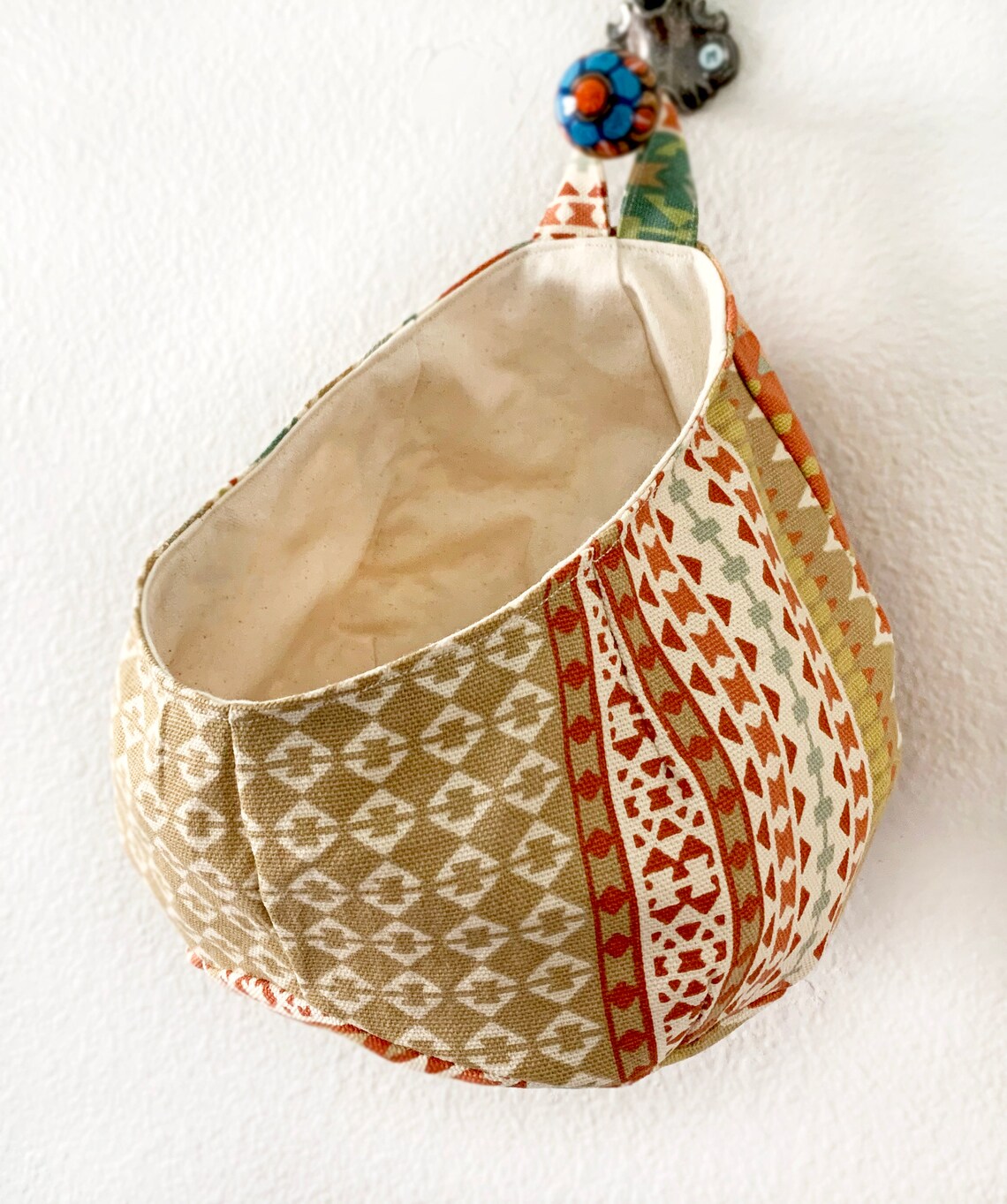 Bubble Pod Hanging Fabric Basket Canvas Storage & Organizer | Etsy
