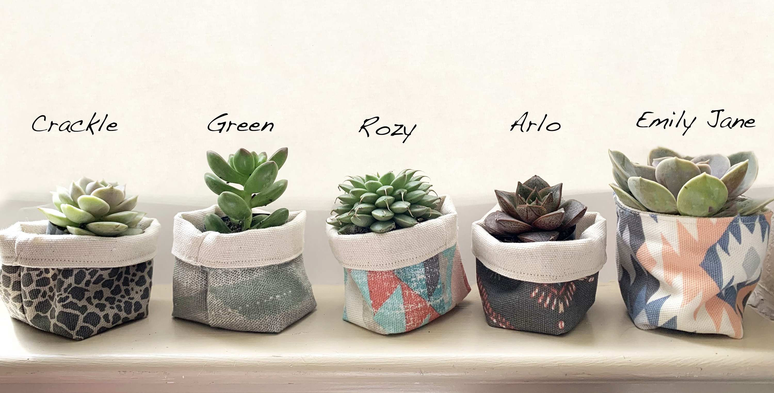 Fabric Mini Basket Small Reversible Canvas Storage & | Etsy