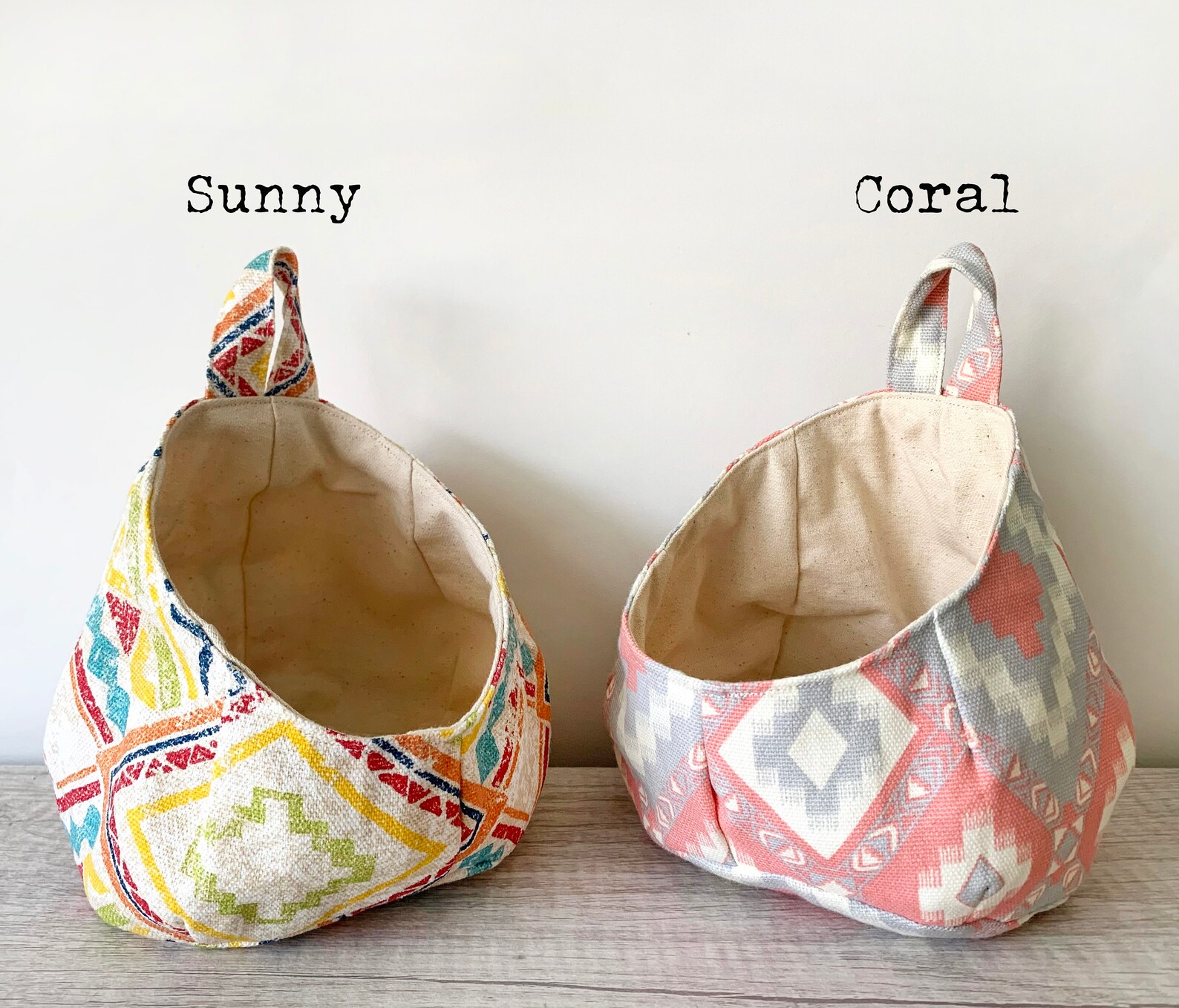 Bubble Pod Hanging Fabric Basket Canvas Storage & Organizer | Etsy