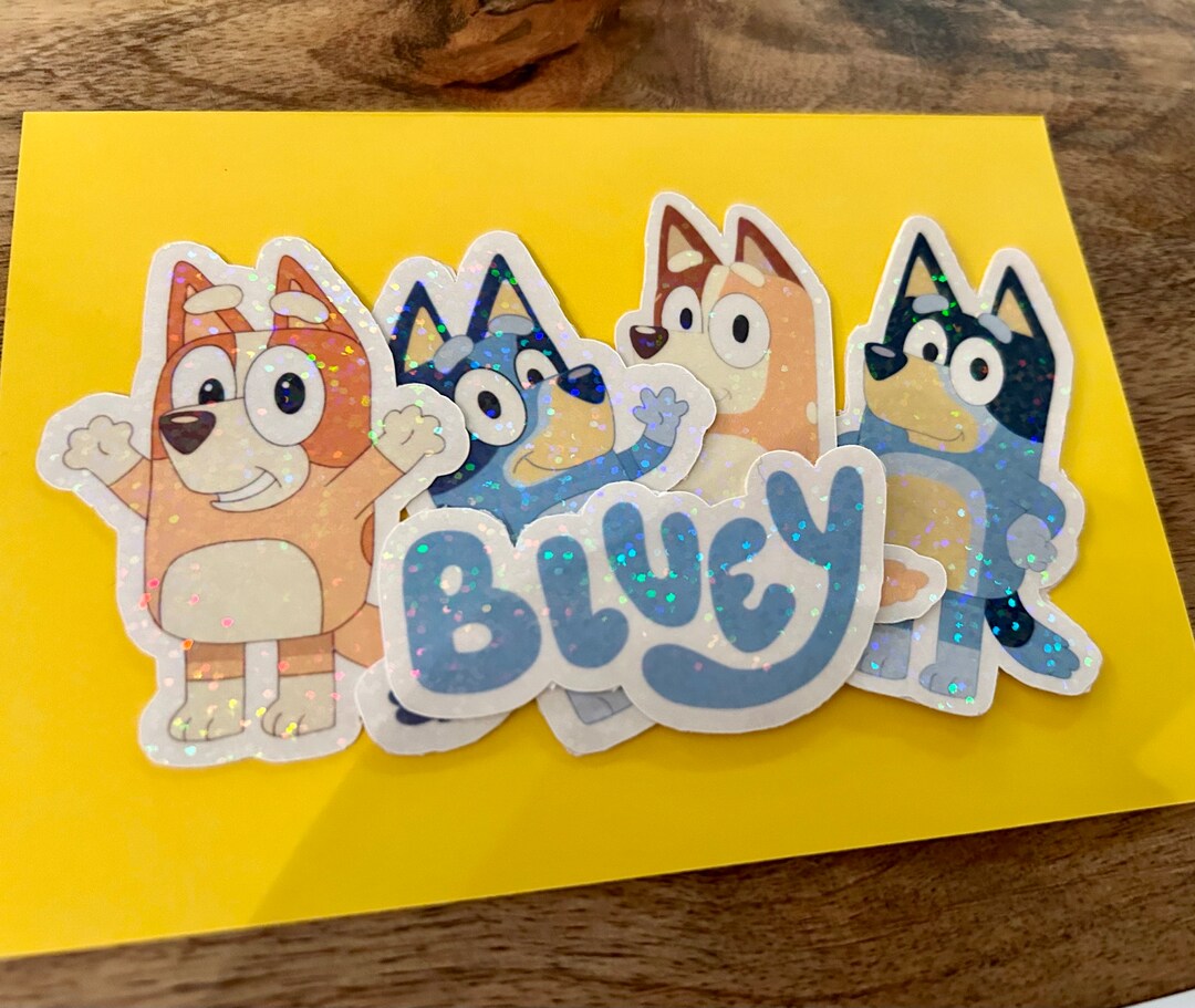 Bluey Sticker Pack Bluey Familie Charaktere Bluey Mama - Etsy.de
