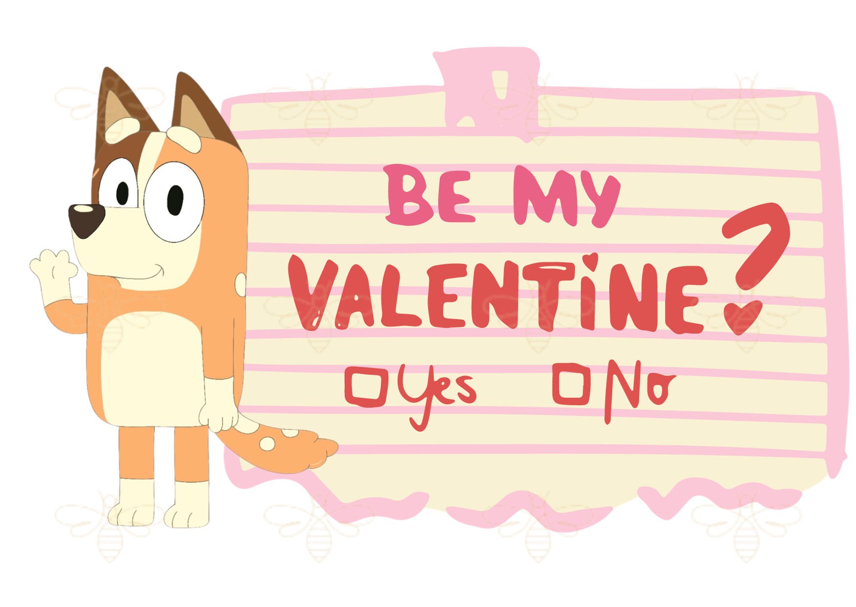 Bluey Mom Valentine PNG, Bluey Mum Bingo, Bluey Characters PNG, Digital ...