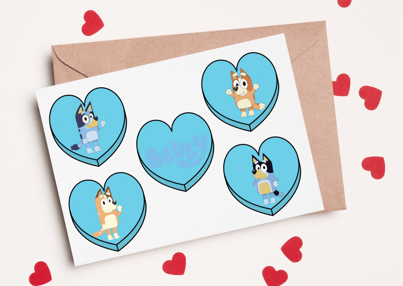 Bluey Valentine PNG, Bluey Family and Friends, Bluey Shirts, Bluey ...