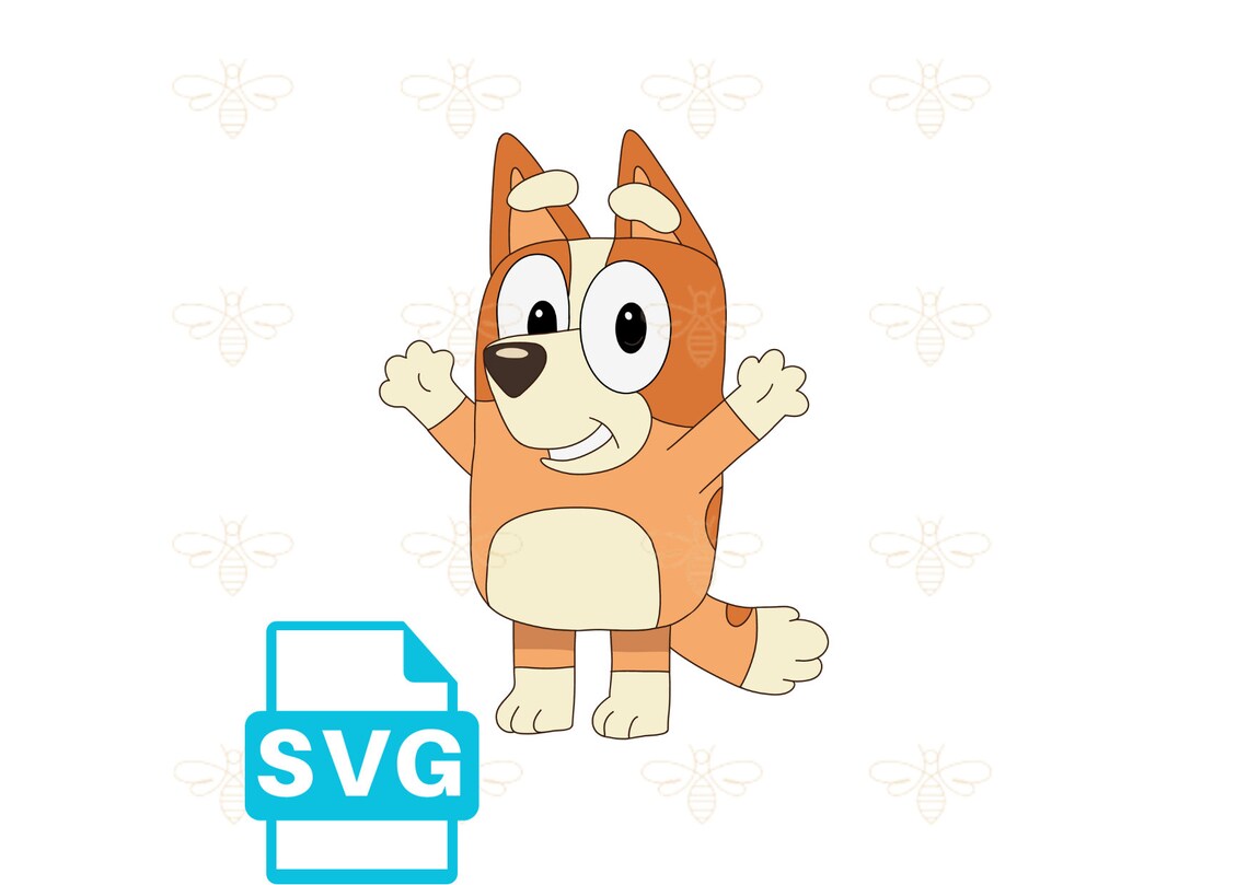 Bluey Bingo SVG, Bluey Bingo, Bluey Family, Bluey Characters SVG ...