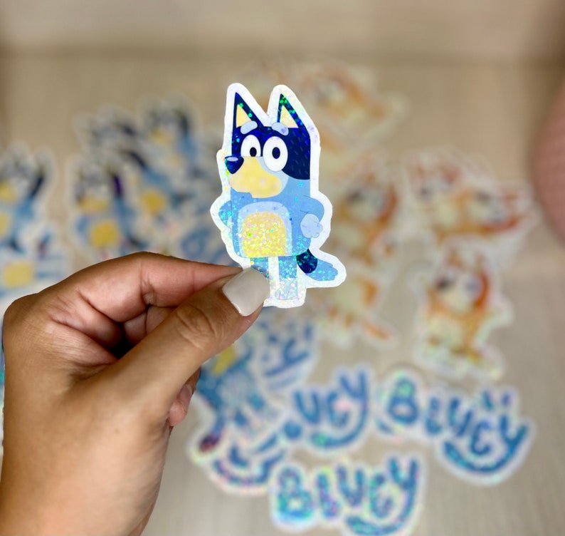 Bluey Stickers Pack Bluey Family Characters Bluey Mom Dad - Etsy