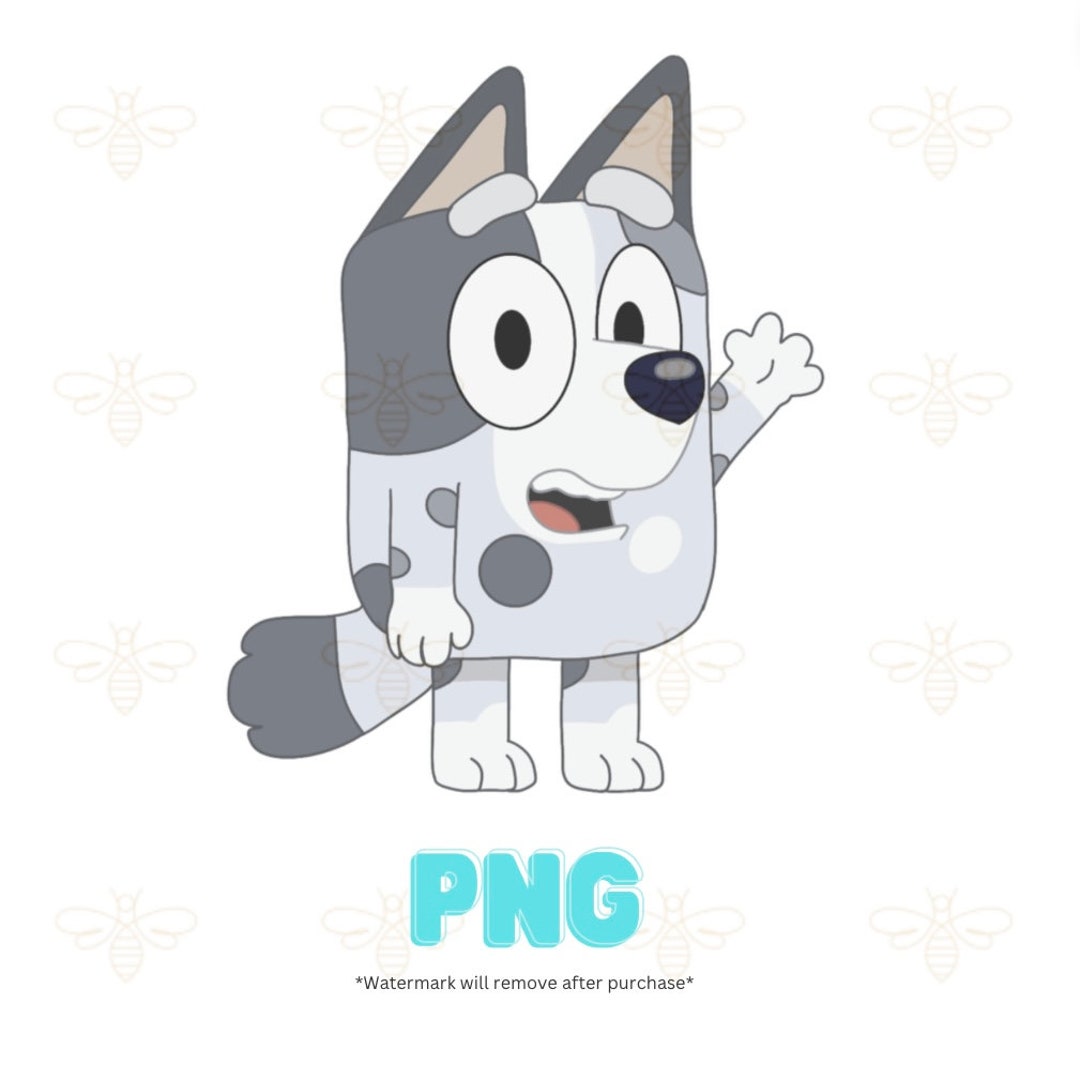 Muffin Bluey PNG Bluey Family Bluey Png Bluey Bluey - Etsy Australia