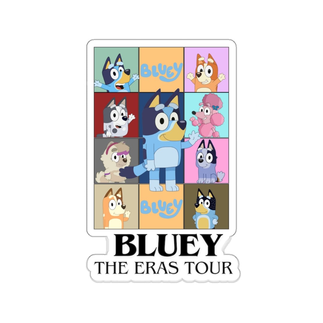 Bluey Stickers, Bluey Family, Bluey Characters, Bluey Bingo Mom Dad ...