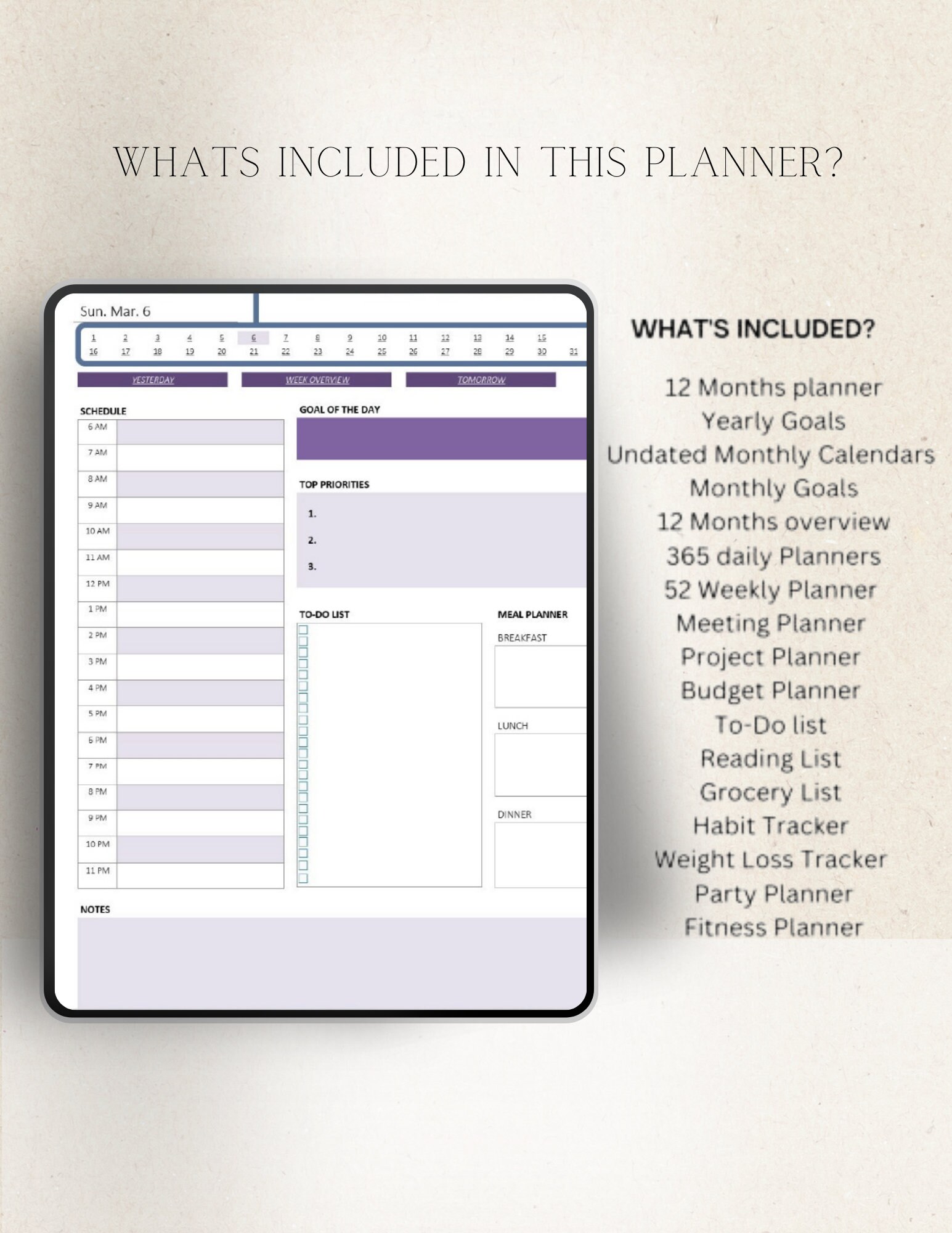 Onenote Templates, Onenote Planner, Onenote Digital Planner - Etsy
