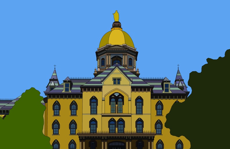 Custom Building Graphic Design - Etsy