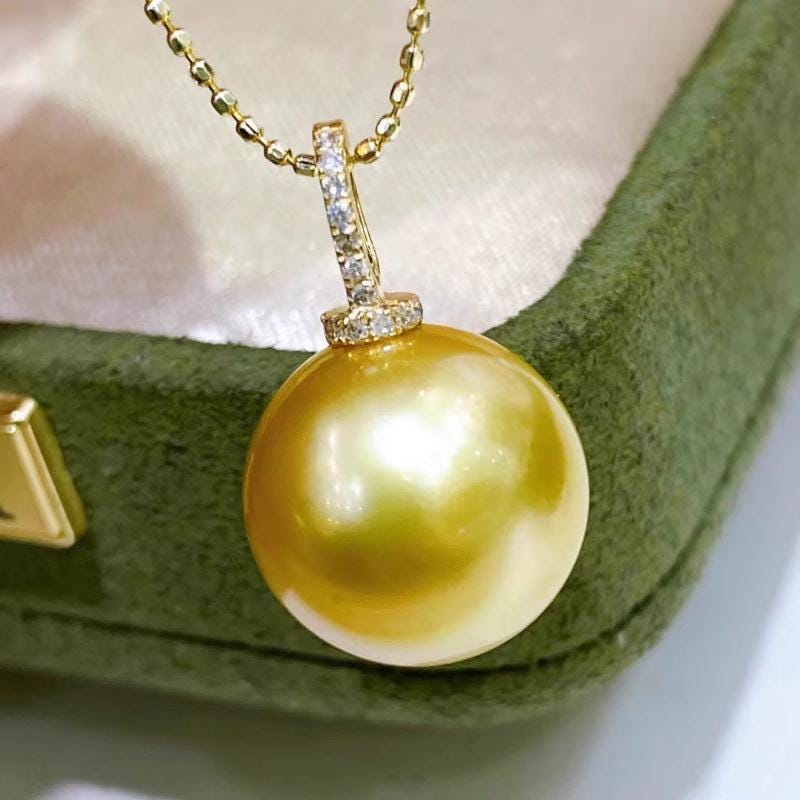 Golden South Sea Pearl - Etsy Australia