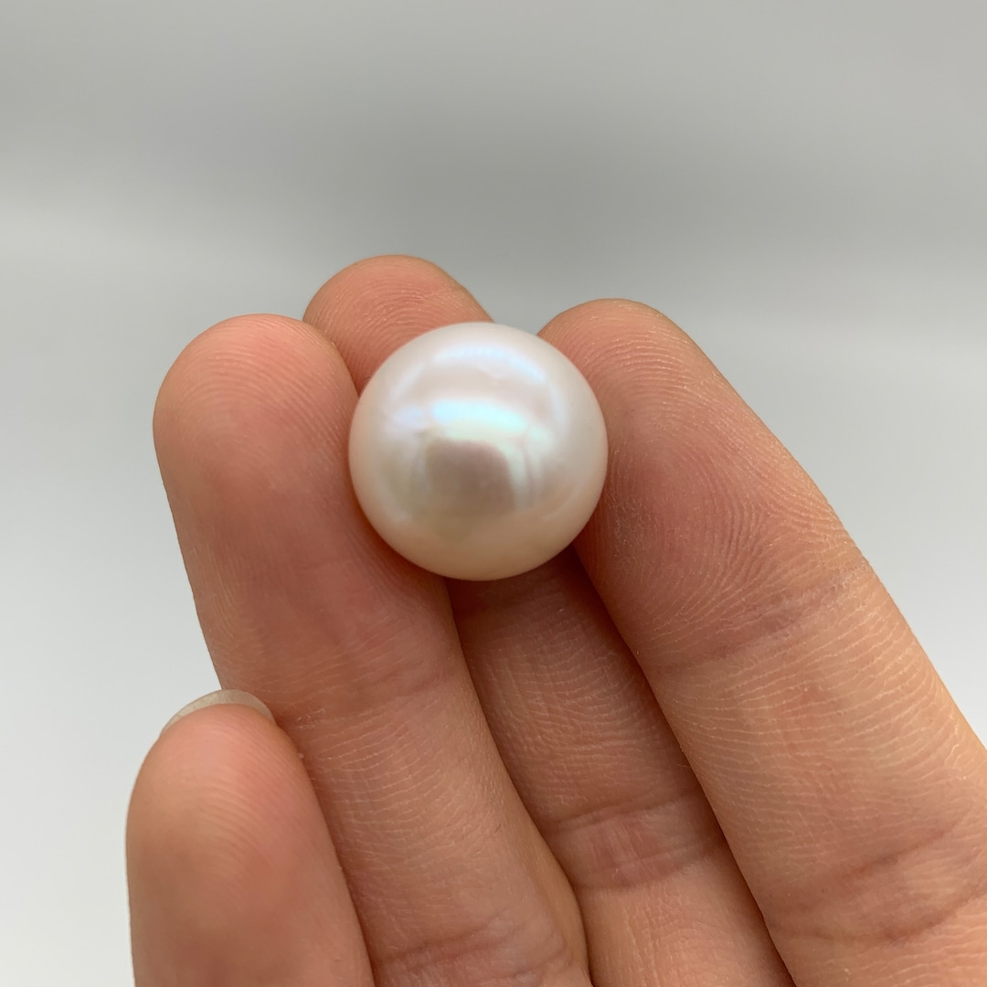 4A 13-15mm Loose Pearl, White Round Freshwater Pearls, Wholesale Pearls ...