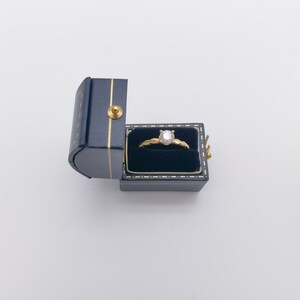 Vintage Style Royal Blue Rectangle Ring Box Handmade, Engagement ...