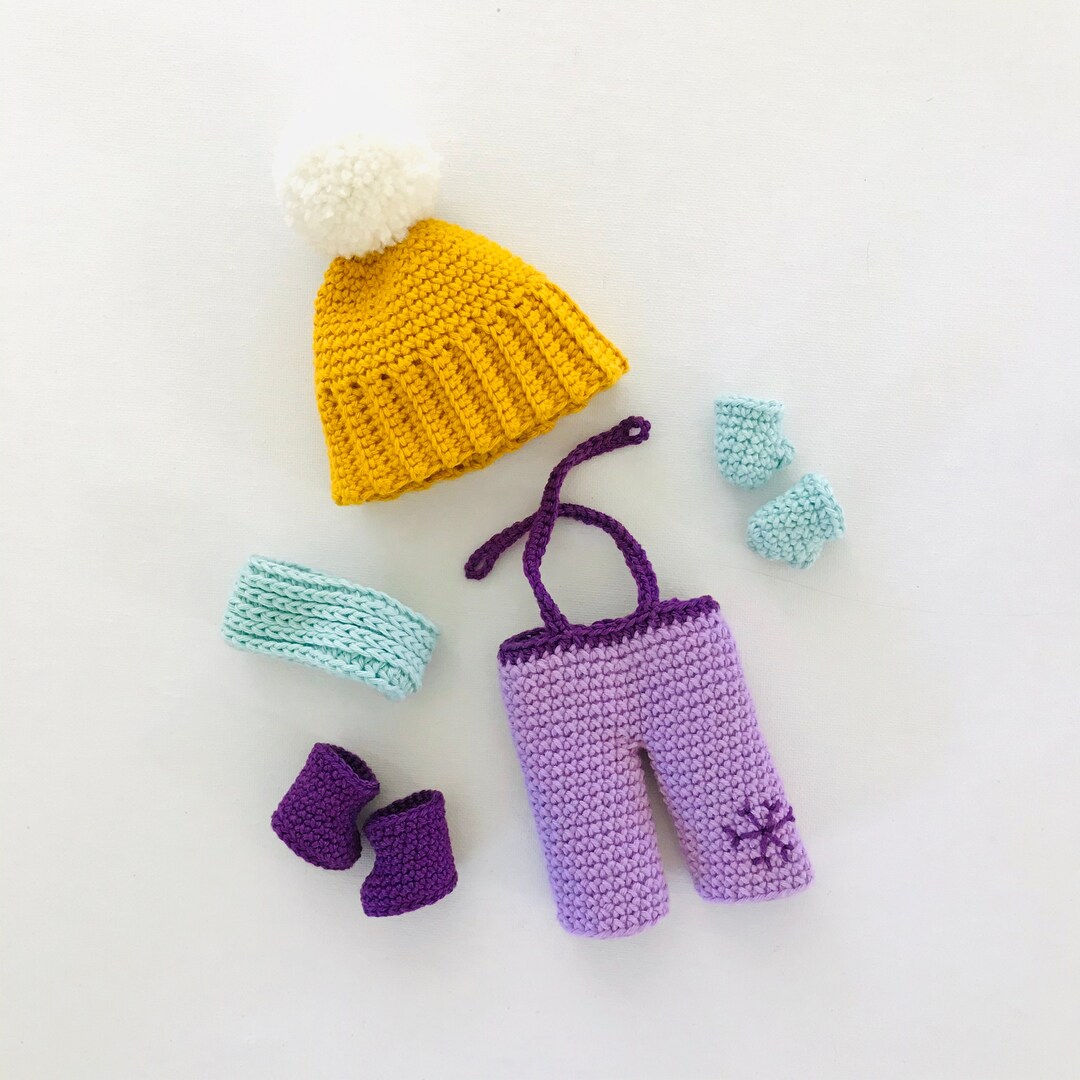 Amity's Snow Adventure Crochet Pattern: Doll Clothes & Accessories (PDF ...