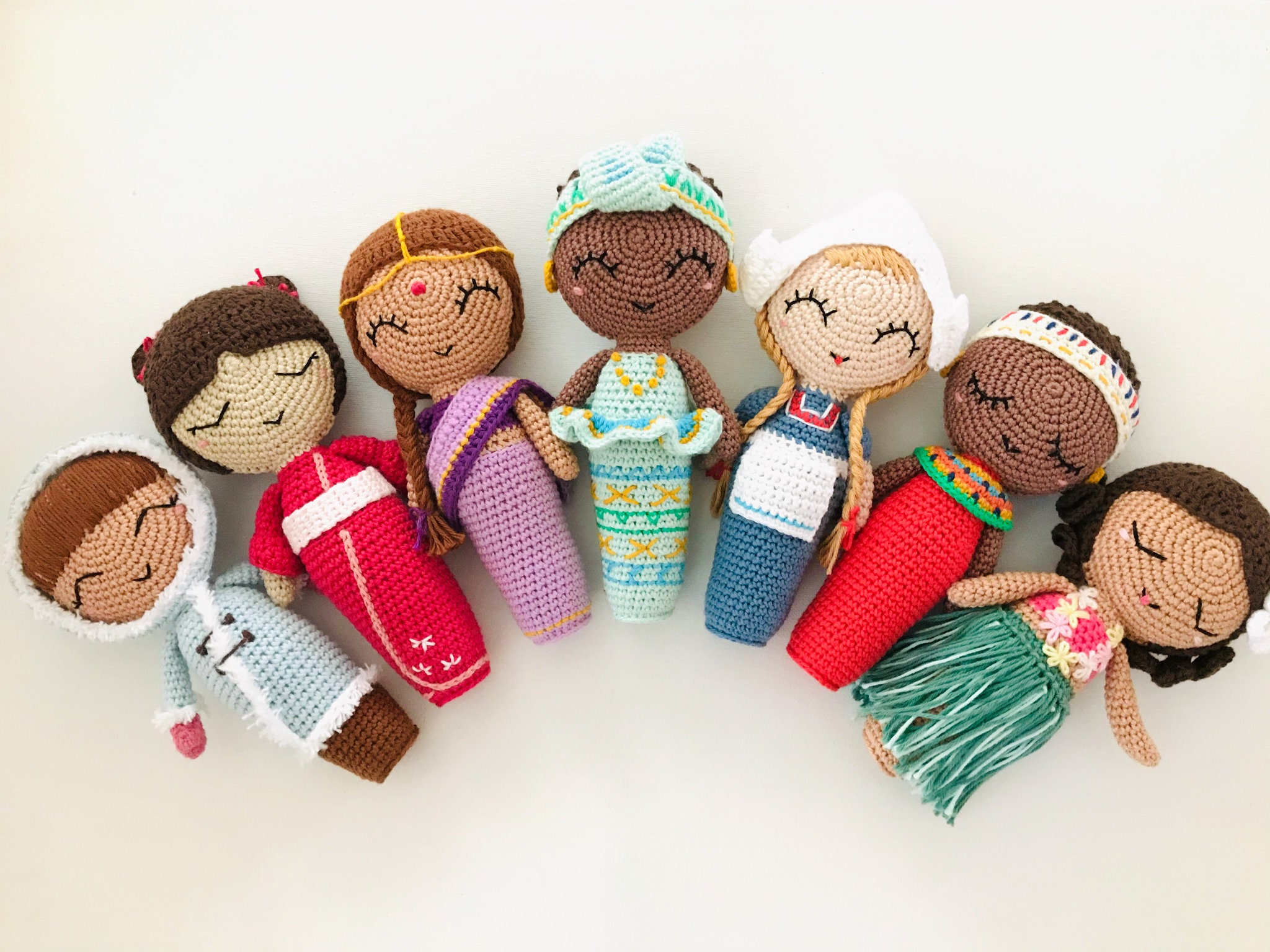 Sinta the Indonesian Doll CROCHET PATTERN From the World | Etsy