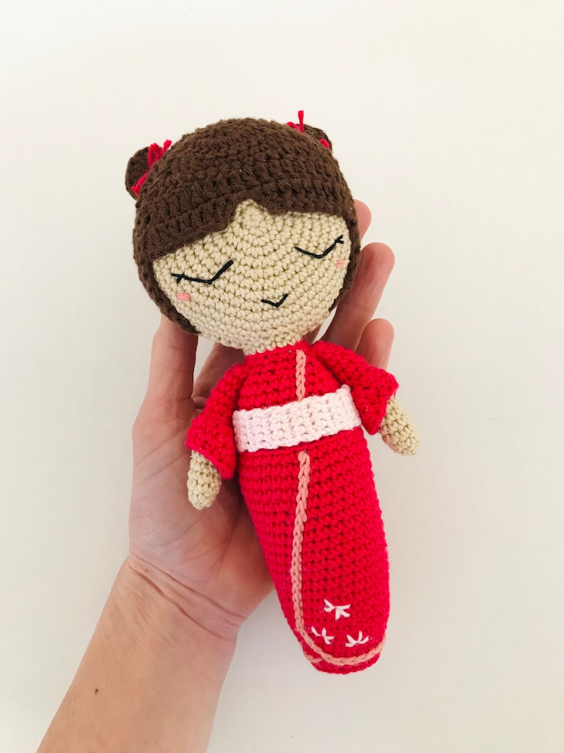 Miku the Japanese Doll - CROCHET PATTERN - From the World of Dolls ...