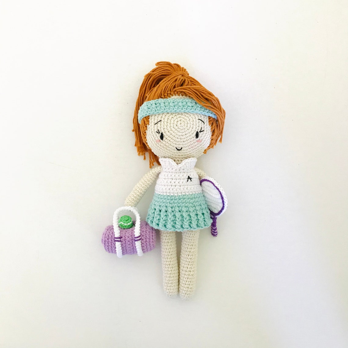 Amity's Tennis Lesson Crochet Pattern: Doll Clothes & Accessories (PDF ...