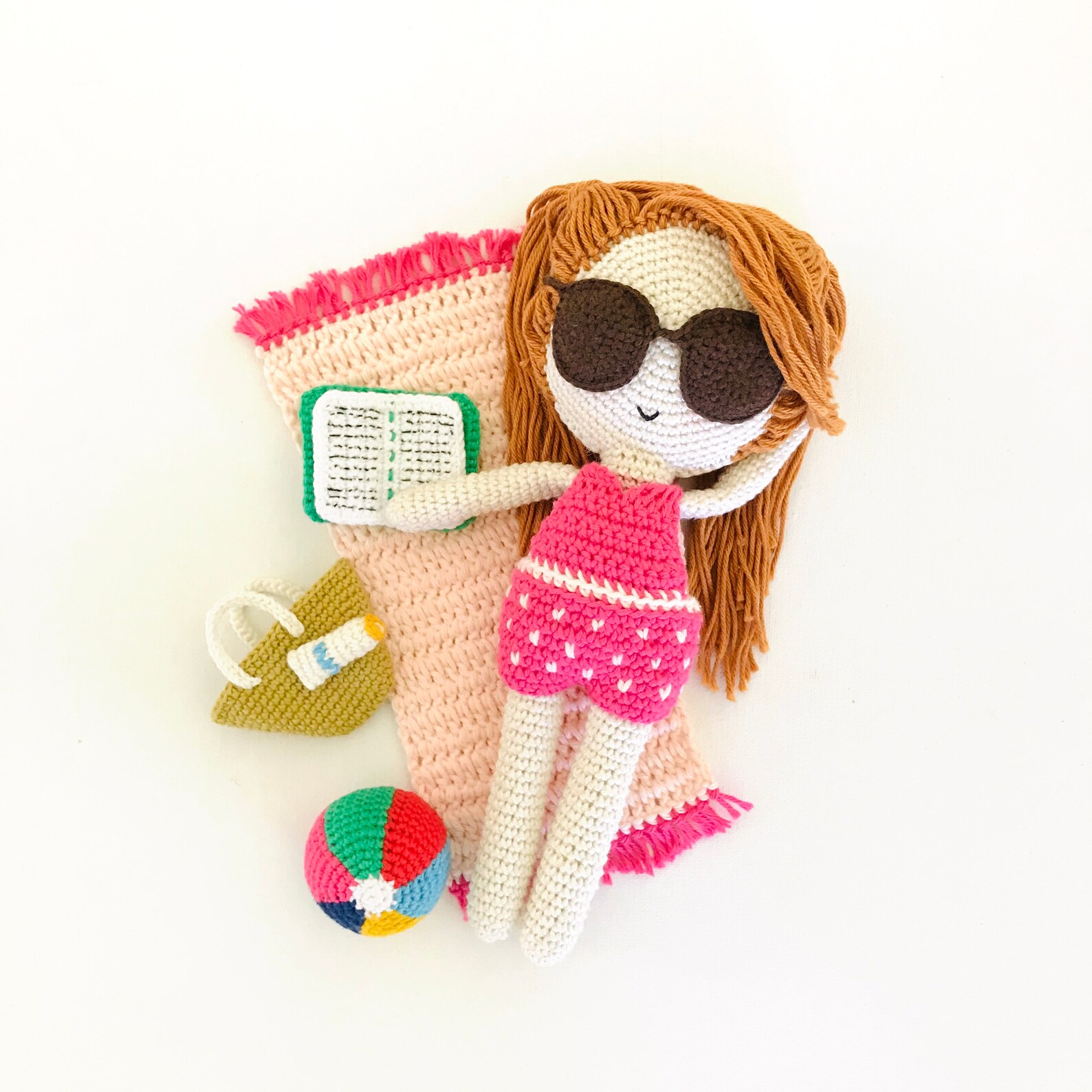 Amity's Beach Day Crochet Pattern: Doll Clothing & Accessories (PDF) - Etsy