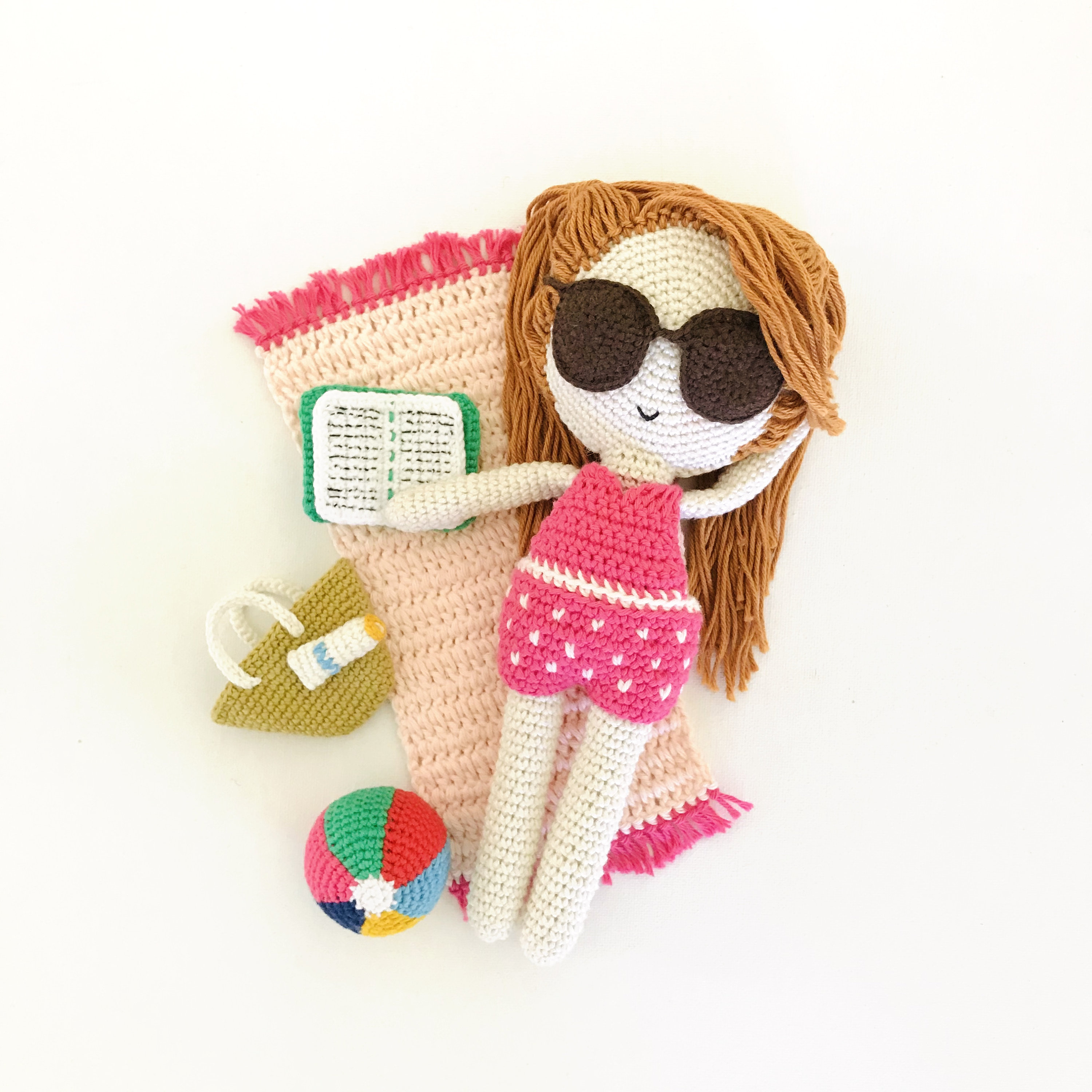 Amity's Beach Day Crochet Pattern: Doll Clothing & Accessories (PDF) - Etsy