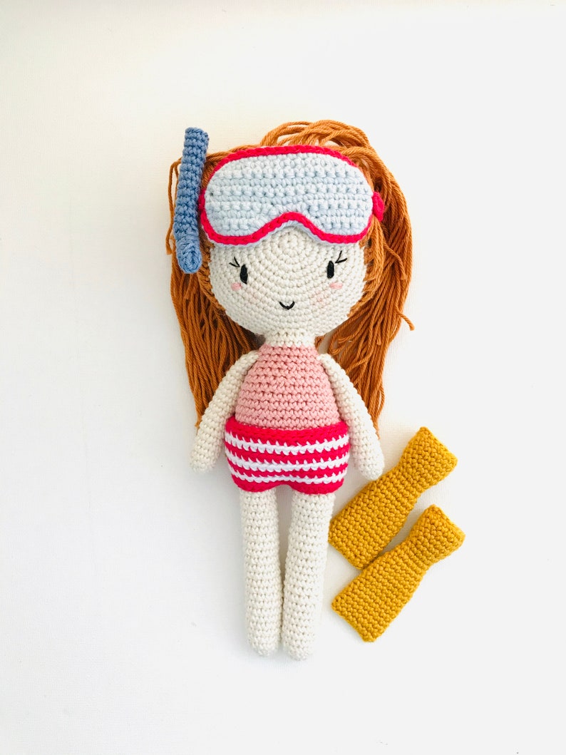 Amity's Ocean Adventure CROCHET PATTERN Doll Clothing | Etsy