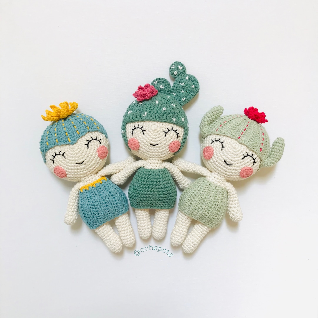 Cactus Doll Collection - PATTERN BUNDLE - Bess the Barrel Cactus - Pia ...