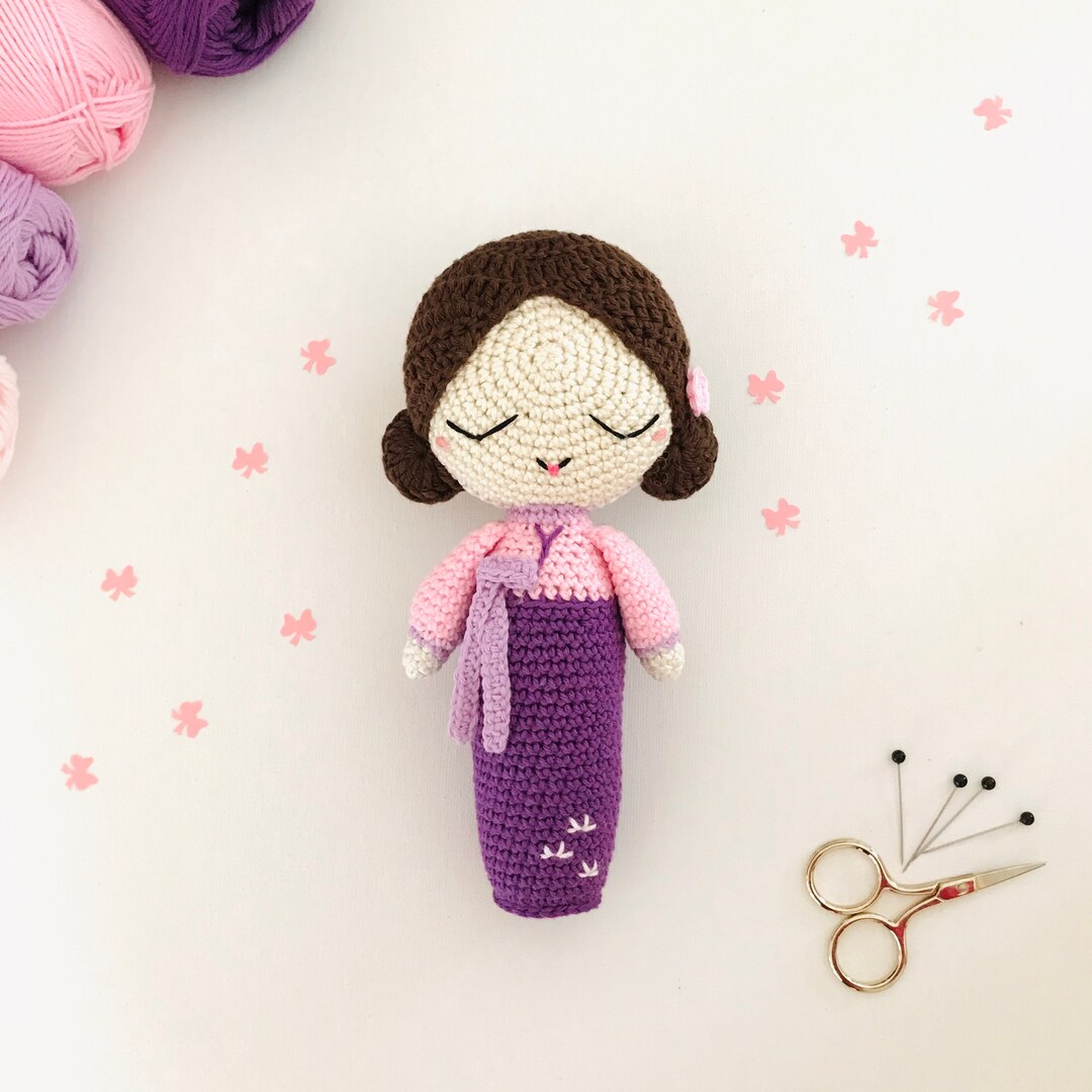 Soo Min the Korean Doll - CROCHET PATTERN - From the World of Dolls ...